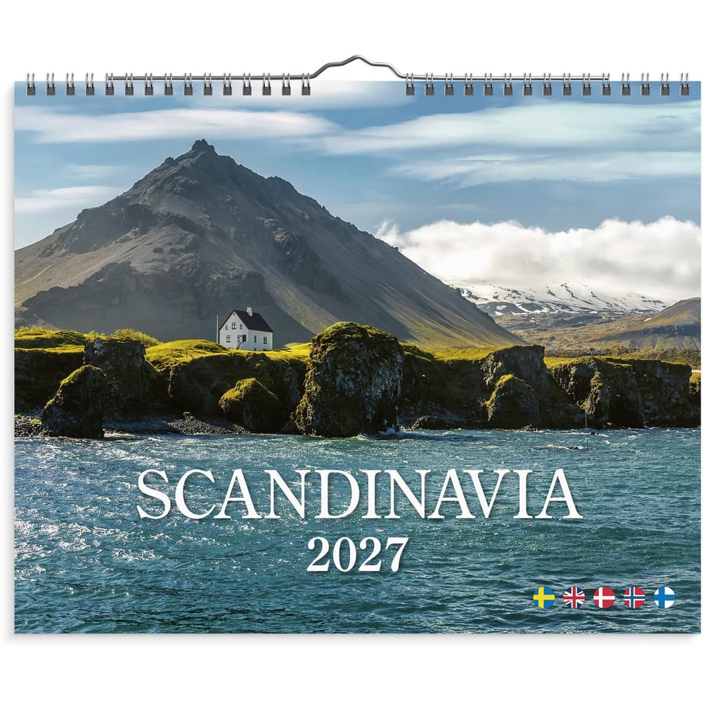 Väggkalender Burde 1727 Scandinavia 2027 | AllOffice