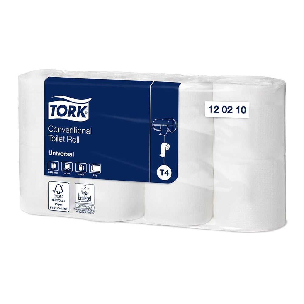 Toalettpapper Tork T4 Universal 2-lg Natur 38m | AllOffice