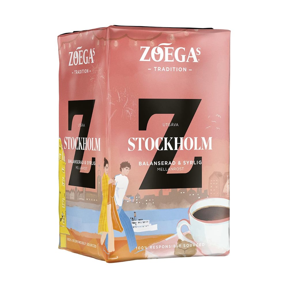Kaffe Zoégas Stockholm Brygg 450g | AllOffice