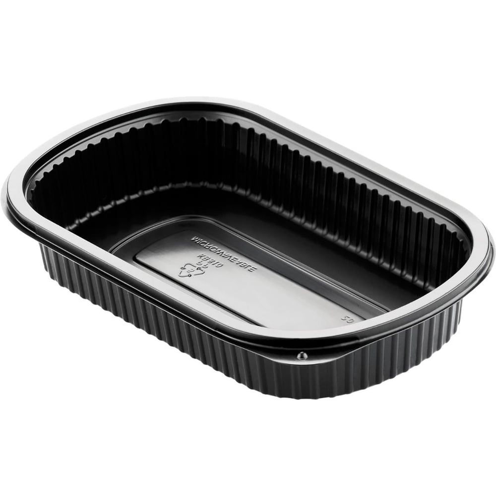 Plastform Duni Mealbox PP Svart 240x150x40mm 800ml | AllOffice