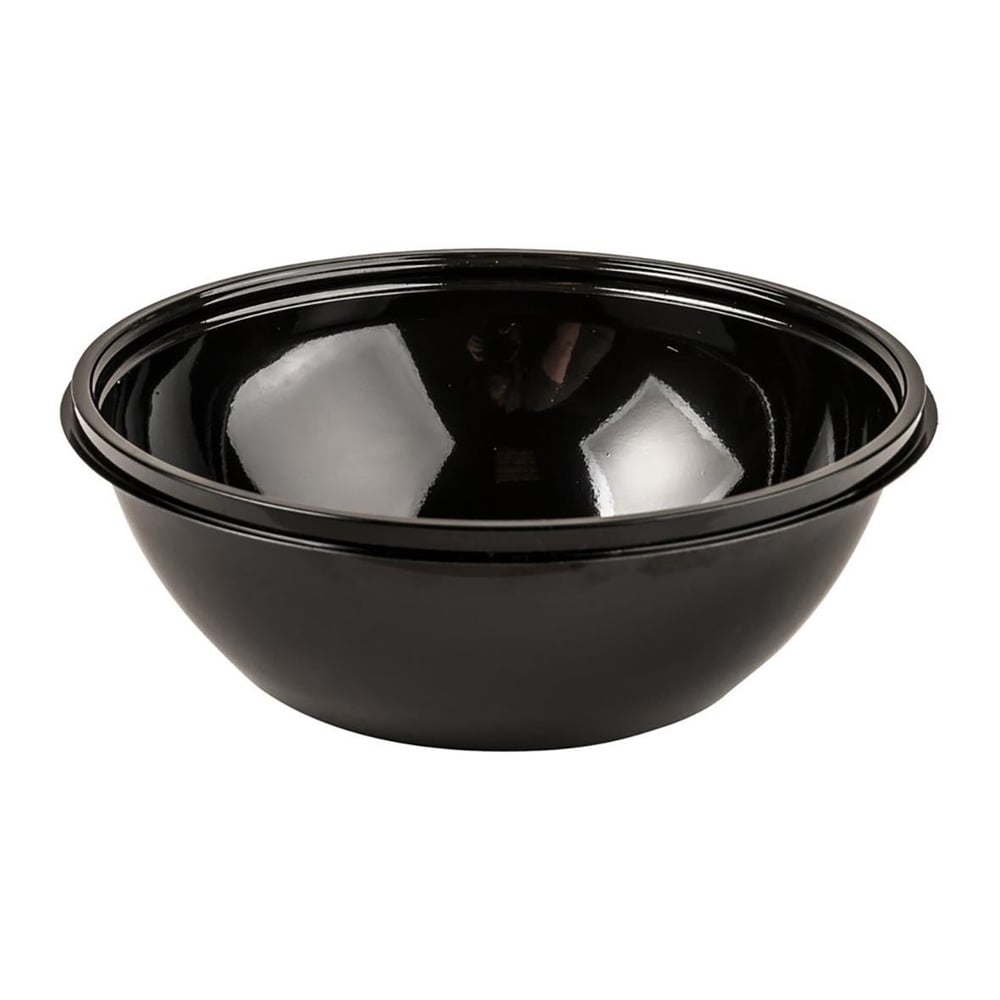 Plastform Rund R-PET Svart Ø185x58mm 750ml | AllOffice