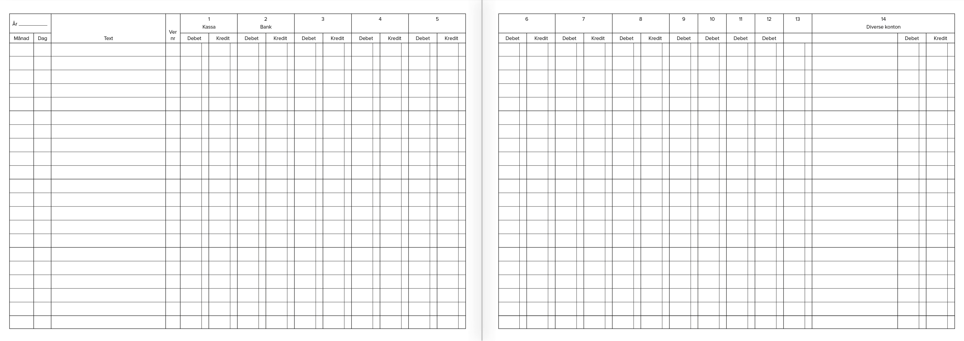 Kassabok A4L | AllOffice