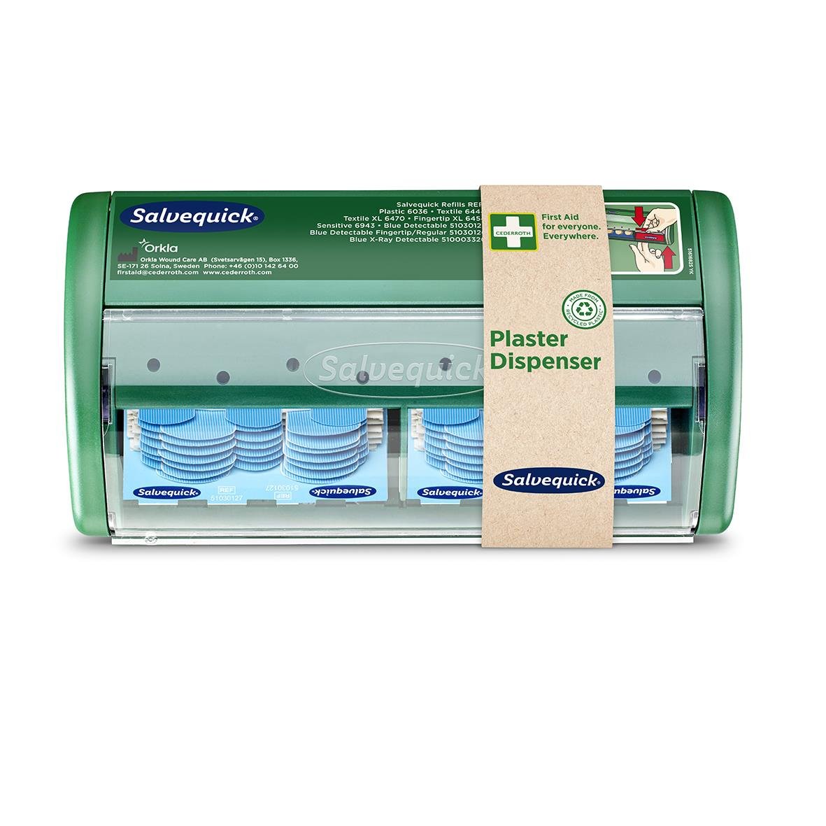 Plåsterautomat Salvequick för kök blå | AllOffice