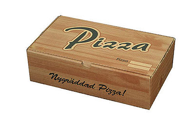 Pizzakartong Calzone Tryckt natur 280x160x80mm | AllOffice