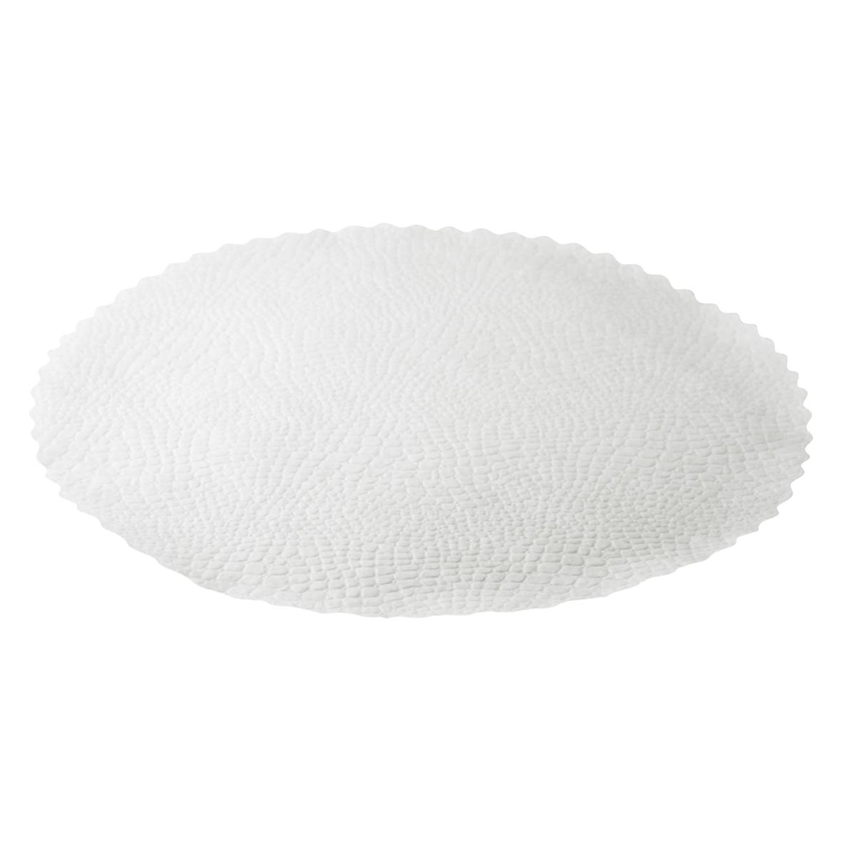 Fatpapper Abena Mönstrat Runt vit 290 mm | AllOffice